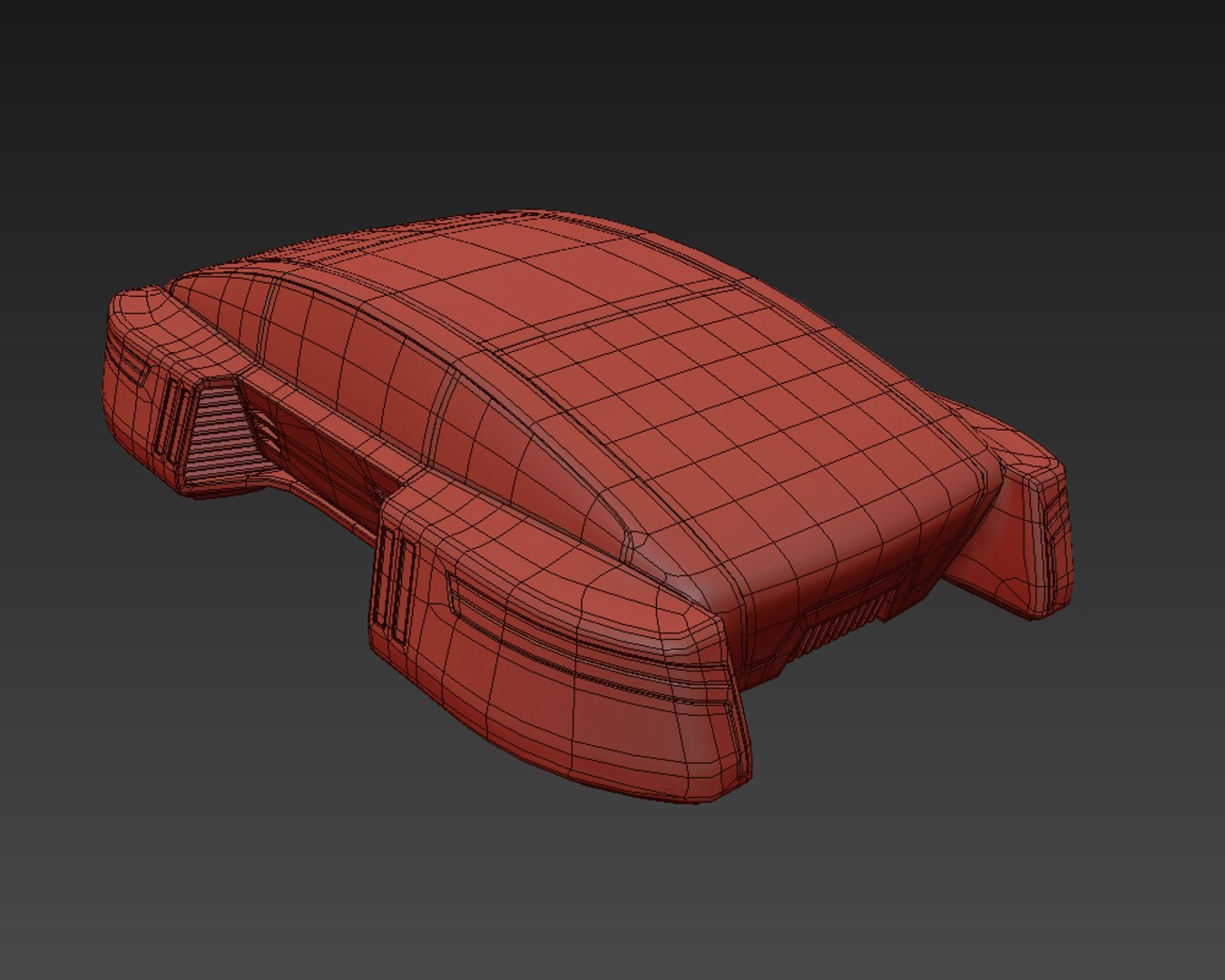 futuristic hover 3d model