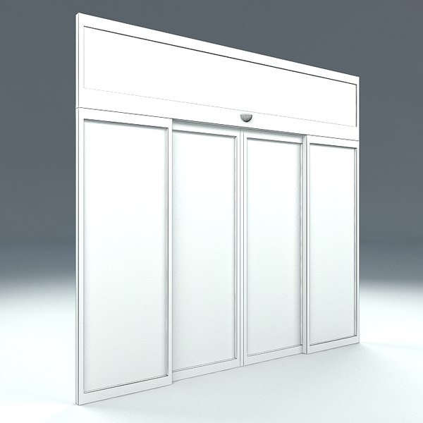 free door sliding automatic 3d model