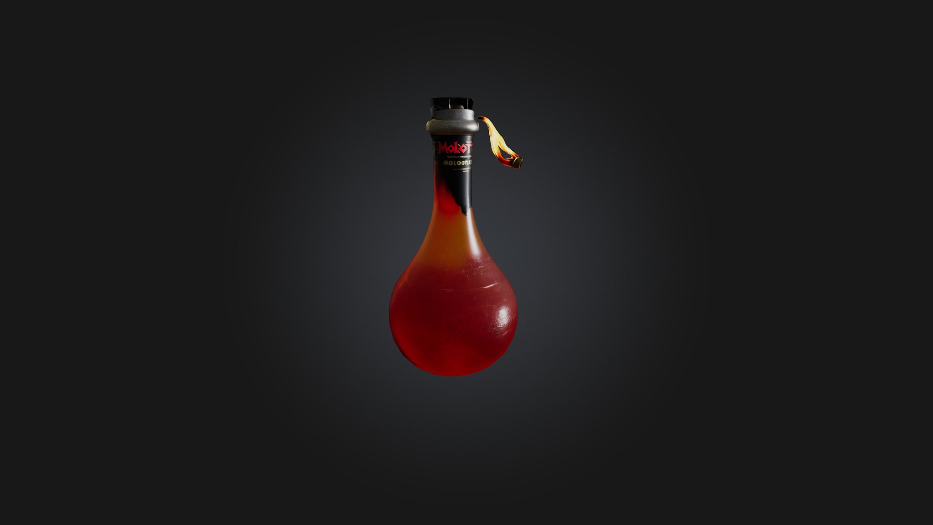 3D Molotov Cocktail Model - TurboSquid 2290688