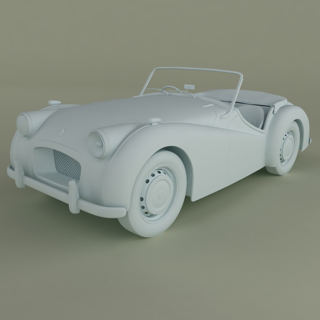 Triumph Tr1 Prototype 3d Model