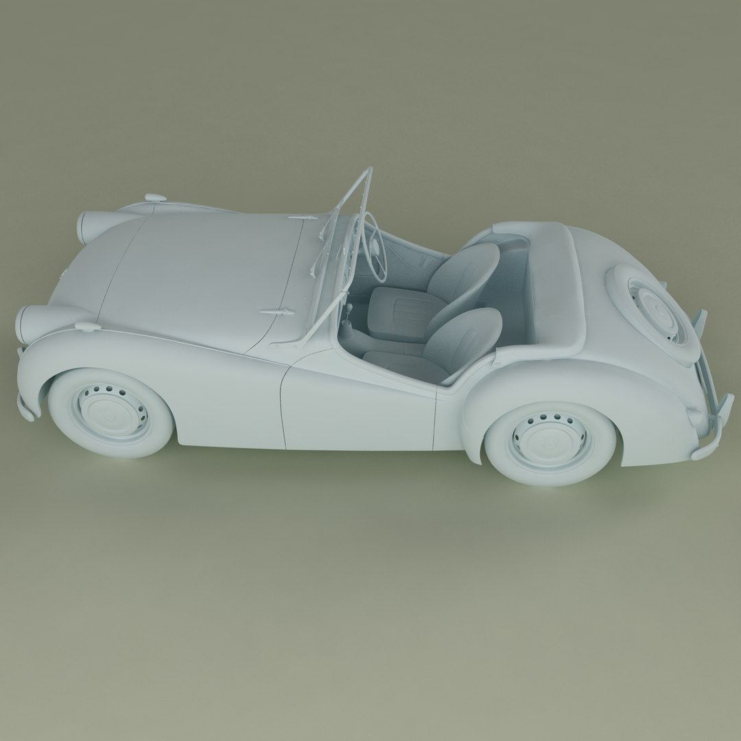 Triumph Tr1 Prototype 3d Model