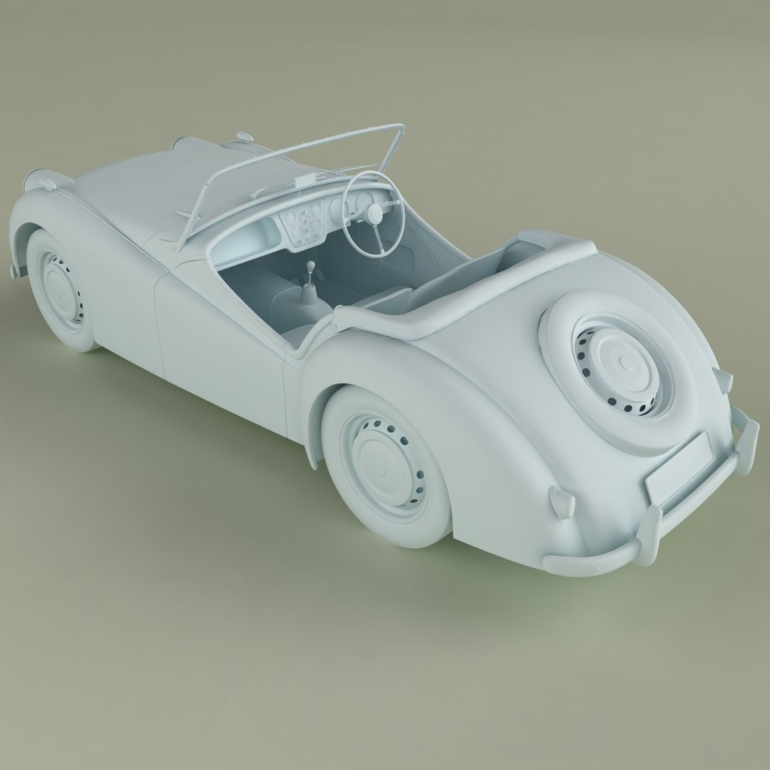 Triumph Tr1 Prototype 3d Model