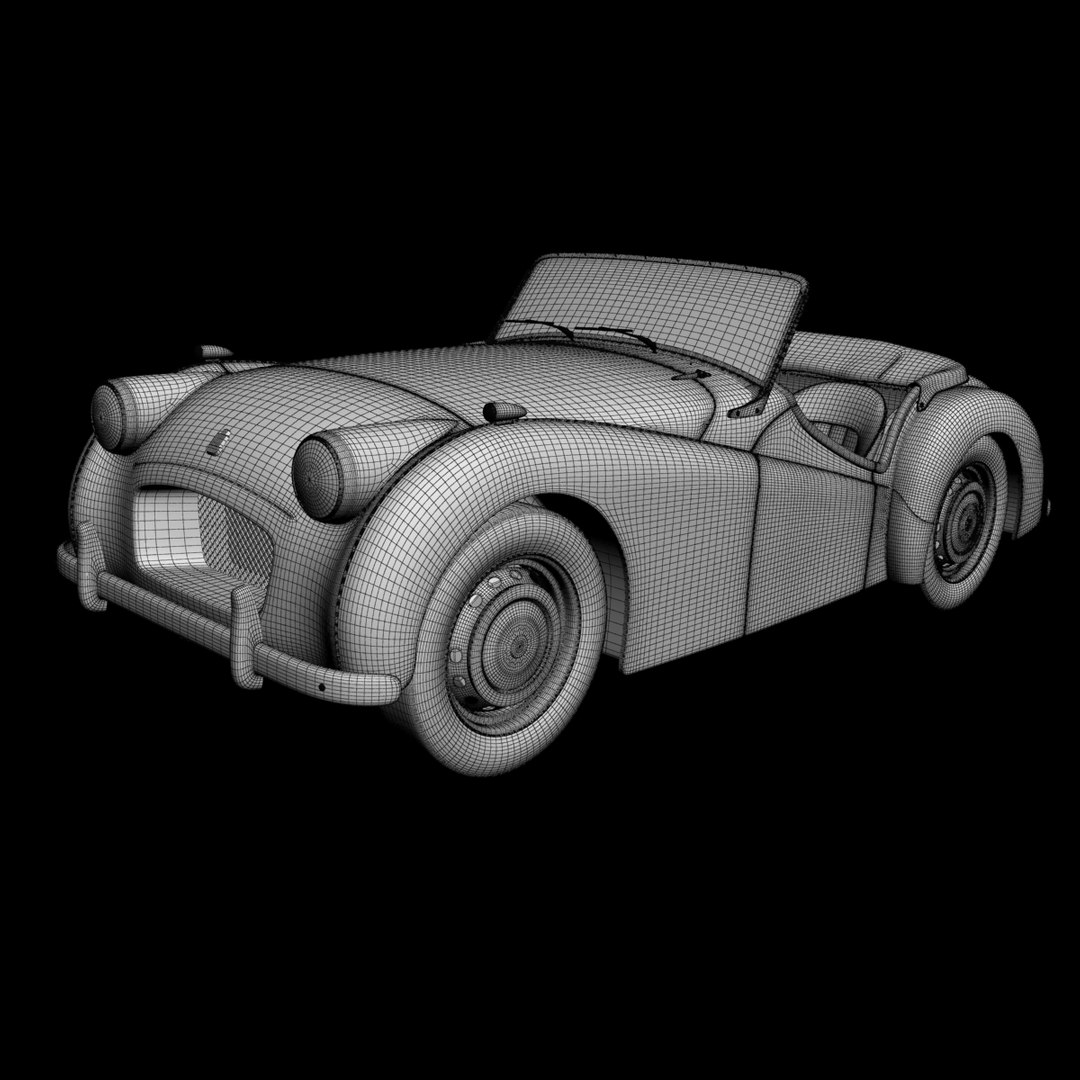 Triumph Tr1 Prototype 3d Model