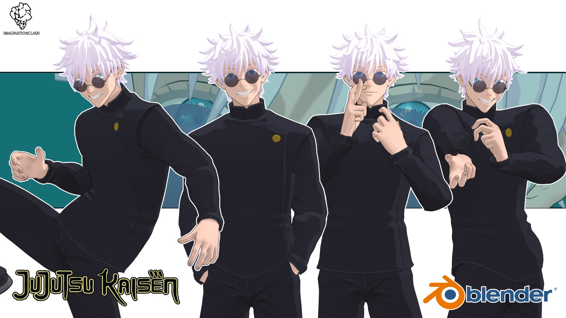 modelo 3d Gojo Satoru - TurboSquid 2167868