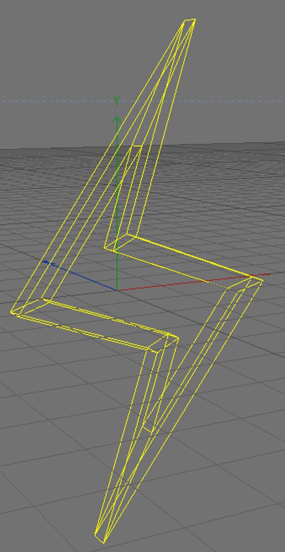 Free Lightning Bolt 3d Model