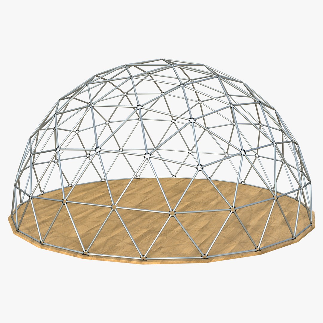 Geodesic Dome 8M model - TurboSquid 2103991