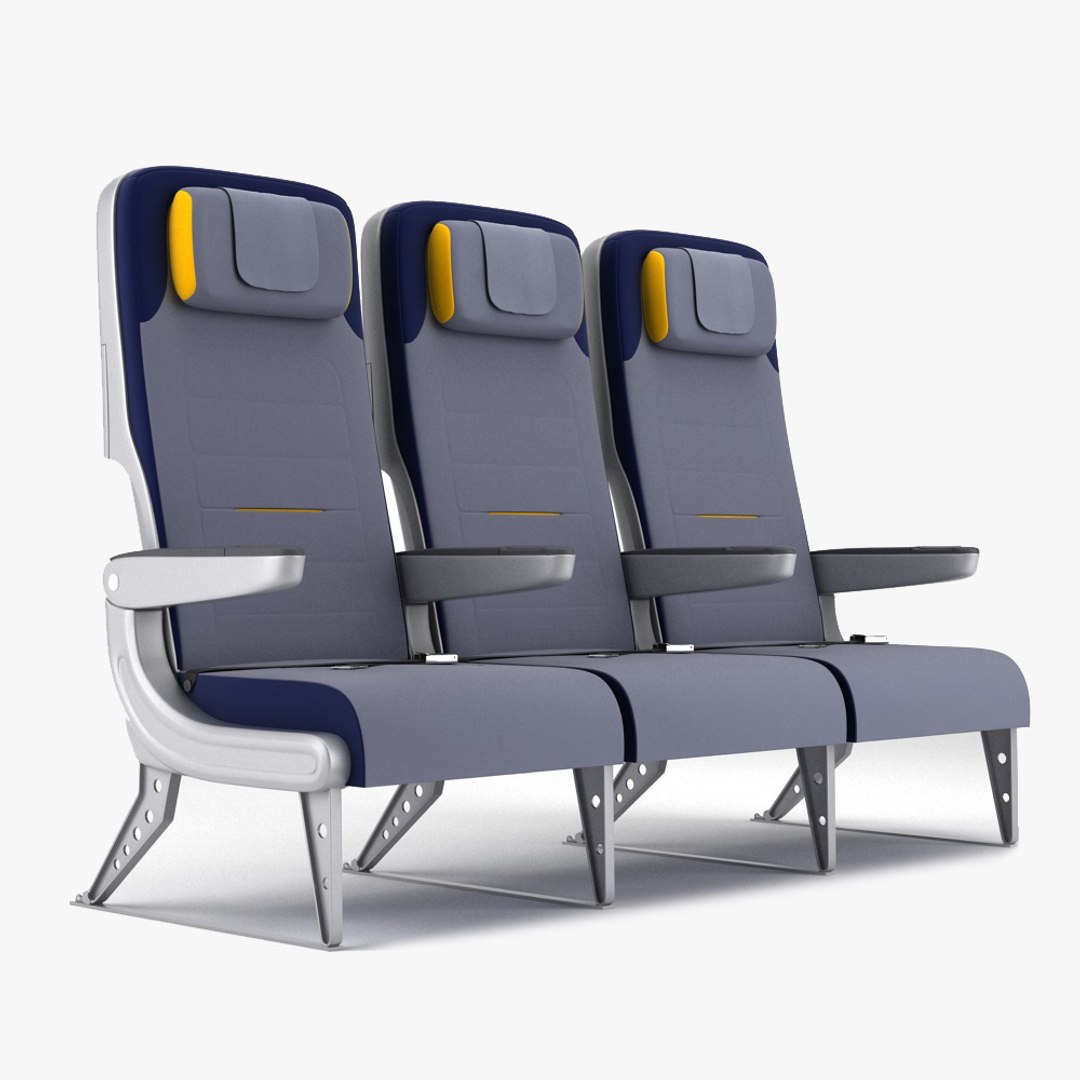 economy seat 3d max