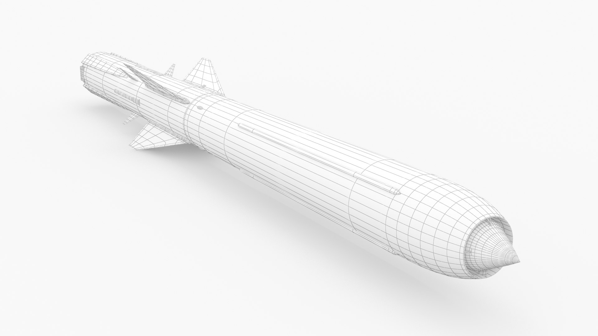BrahMos Cruise Missile 3D Model - TurboSquid 2275332