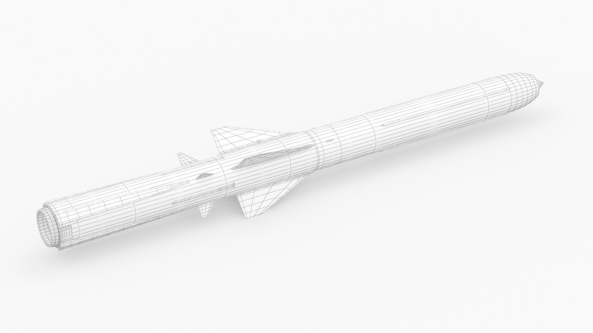 BrahMos Cruise Missile 3D Model - TurboSquid 2275332