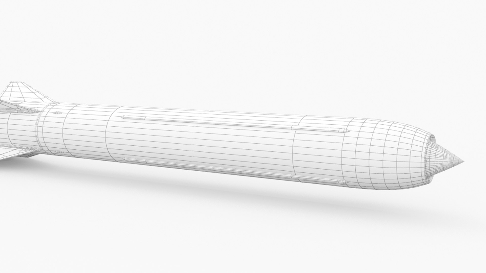 BrahMos Cruise Missile 3D Model - TurboSquid 2275332