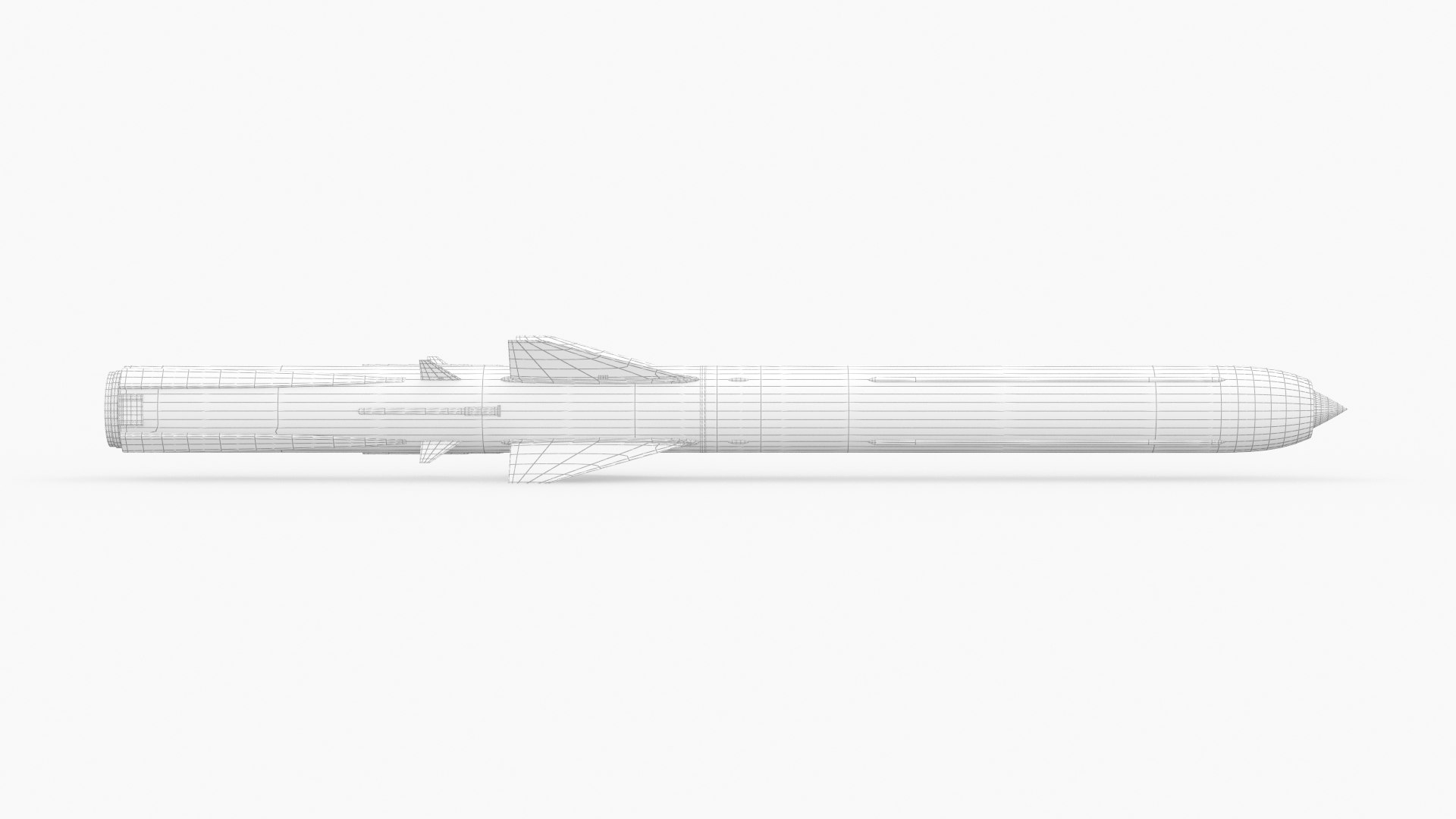 BrahMos Cruise Missile 3D Model - TurboSquid 2275332
