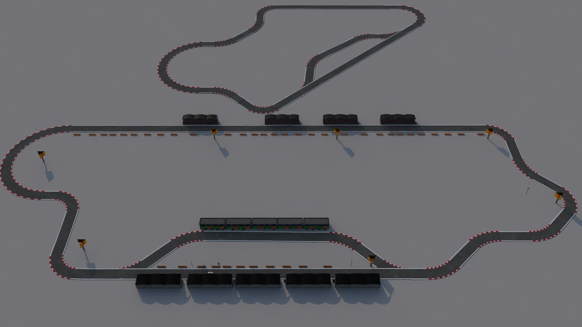 3D RaceTrack Package Model - TurboSquid 1987436