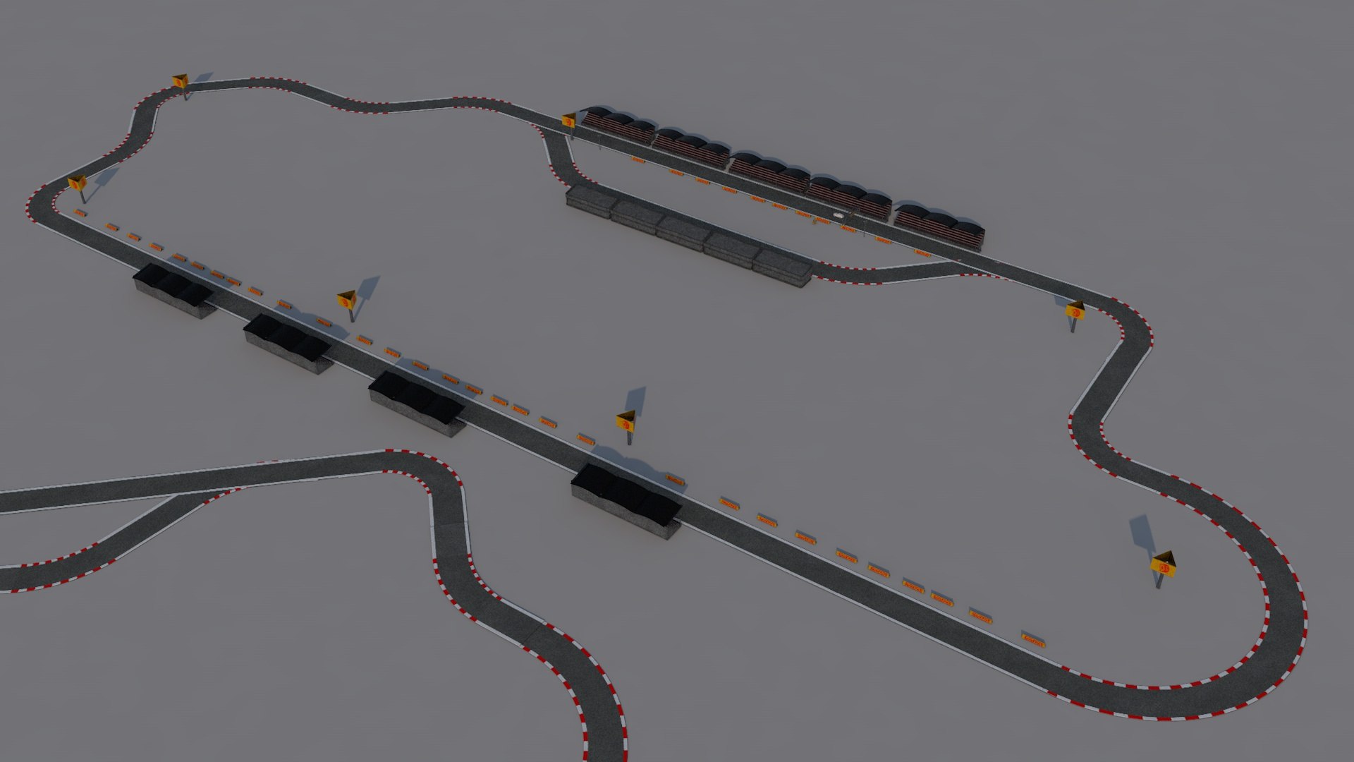 3D RaceTrack Package Model - TurboSquid 1987436