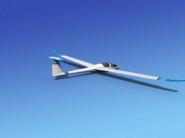 3d model dg-1000 glider