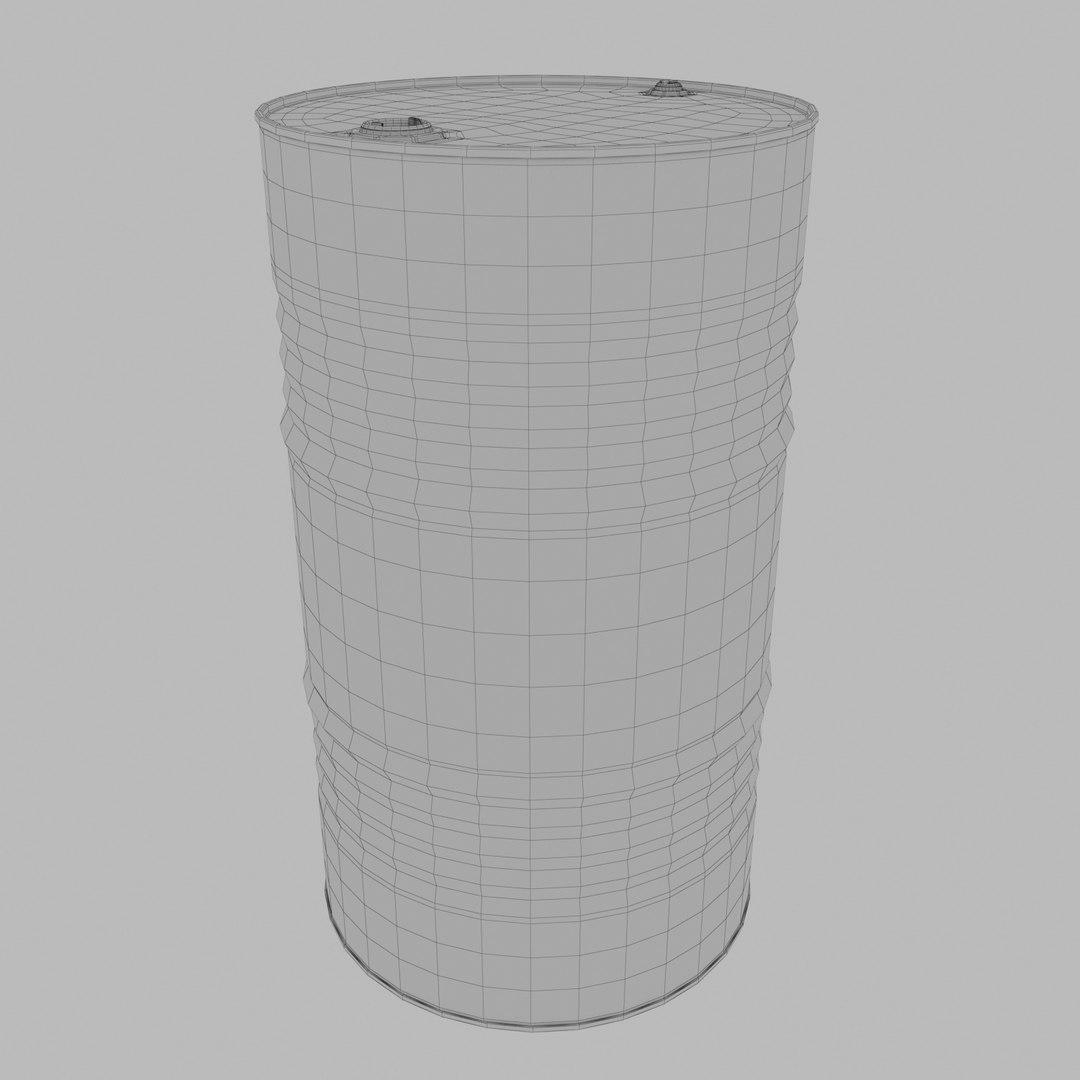 3D Oil Barrel Model - TurboSquid 1328590