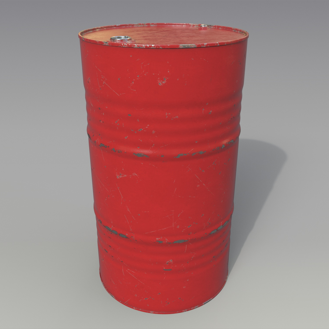 3D Oil Barrel Model - TurboSquid 1328590