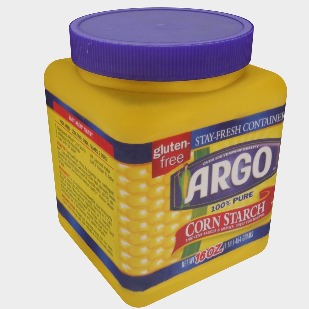 3D Cornstarch Container Model - TurboSquid 1271120