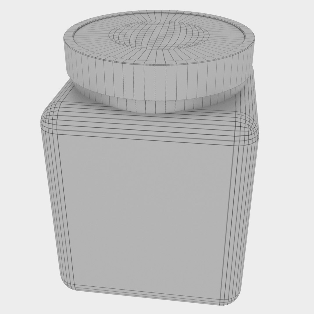 3D Cornstarch Container Model - TurboSquid 1271120