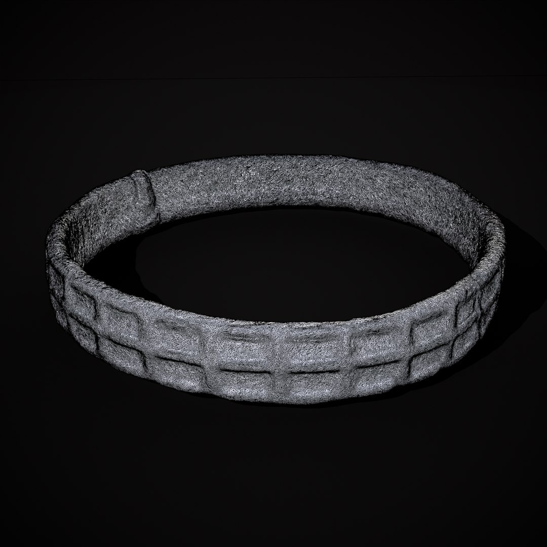 Square Pattern Medieval Ring model - TurboSquid 2133826