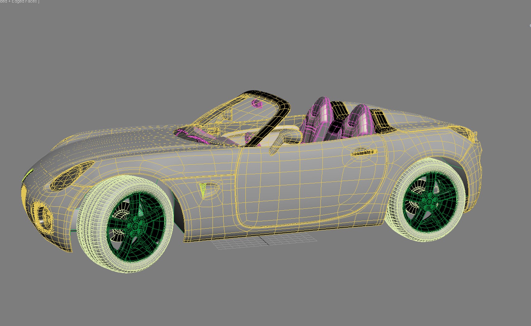 Pontiac Solstice 3d Model