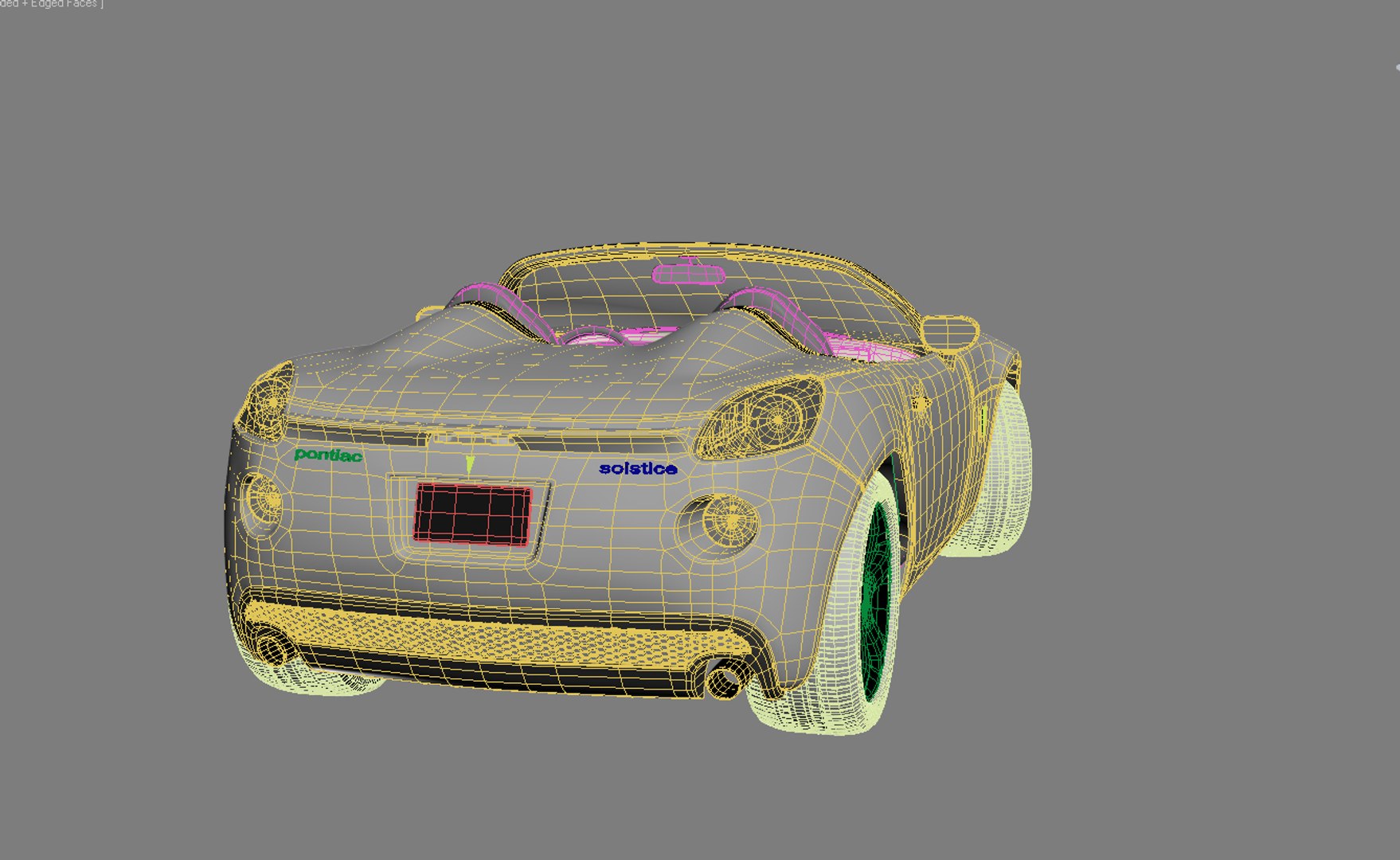 Pontiac Solstice 3d Model