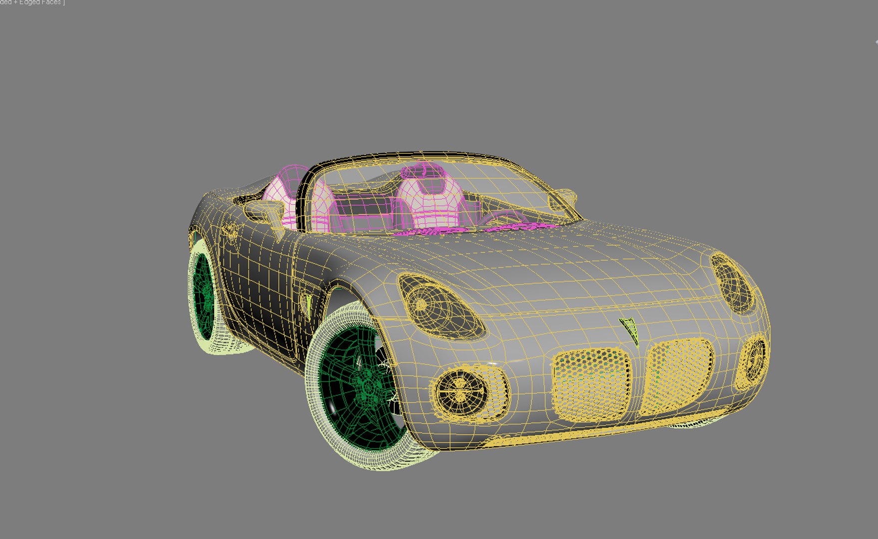 Pontiac Solstice 3d Model