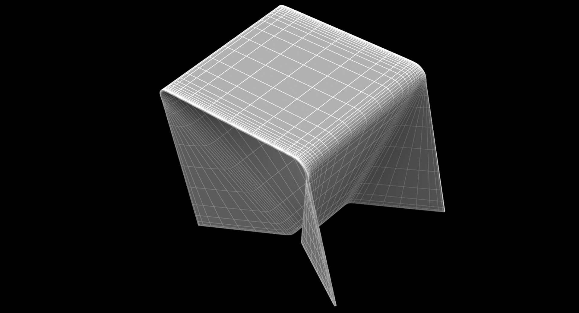 Neal origami table 3D model - TurboSquid 1501406