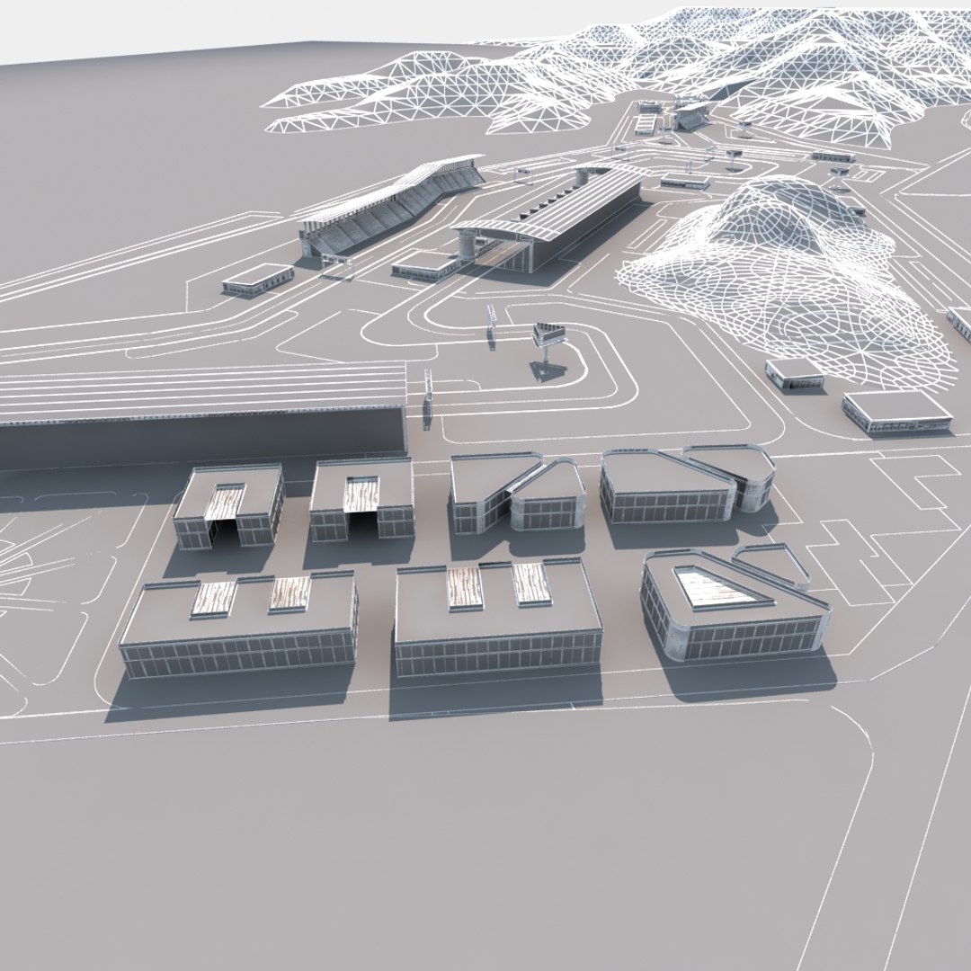 F1 track model - TurboSquid 1514237