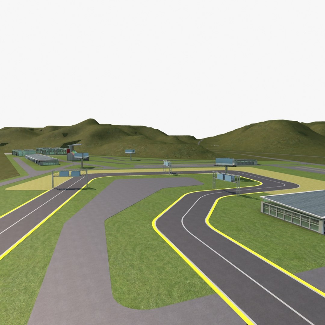 F1 track model - TurboSquid 1514237