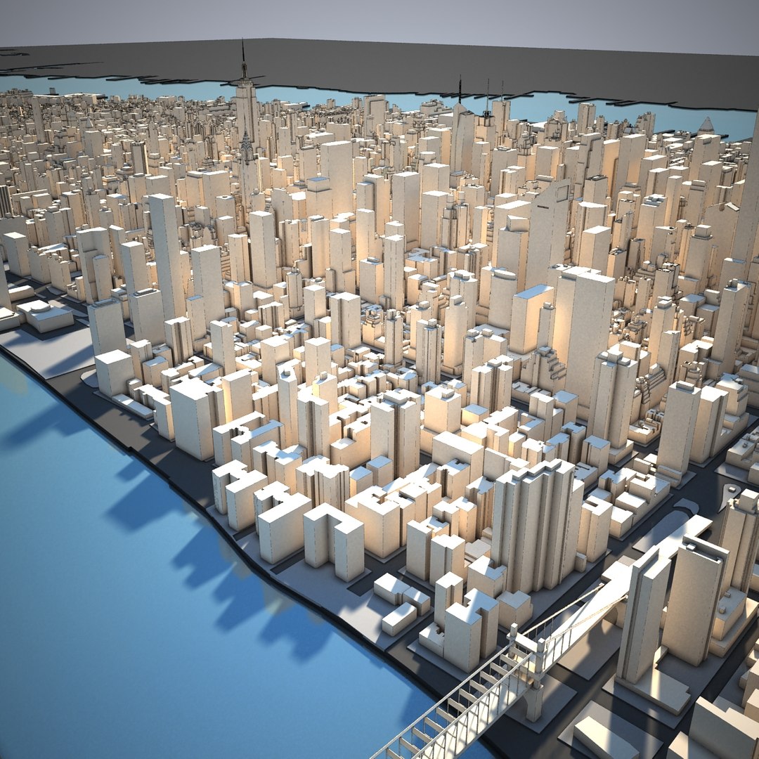 New York City 2 3D Model - TurboSquid 1176028