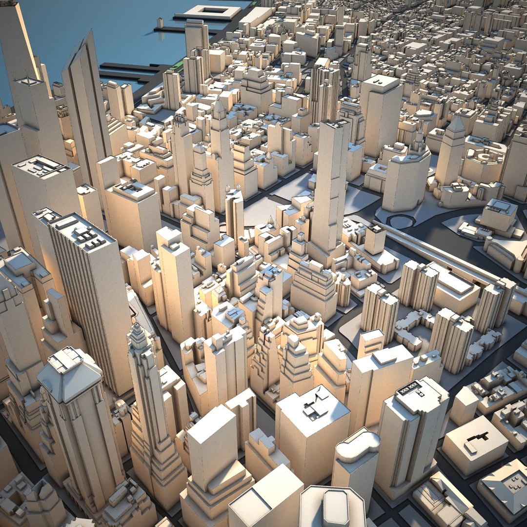 New York City 2 3D Model - TurboSquid 1176028