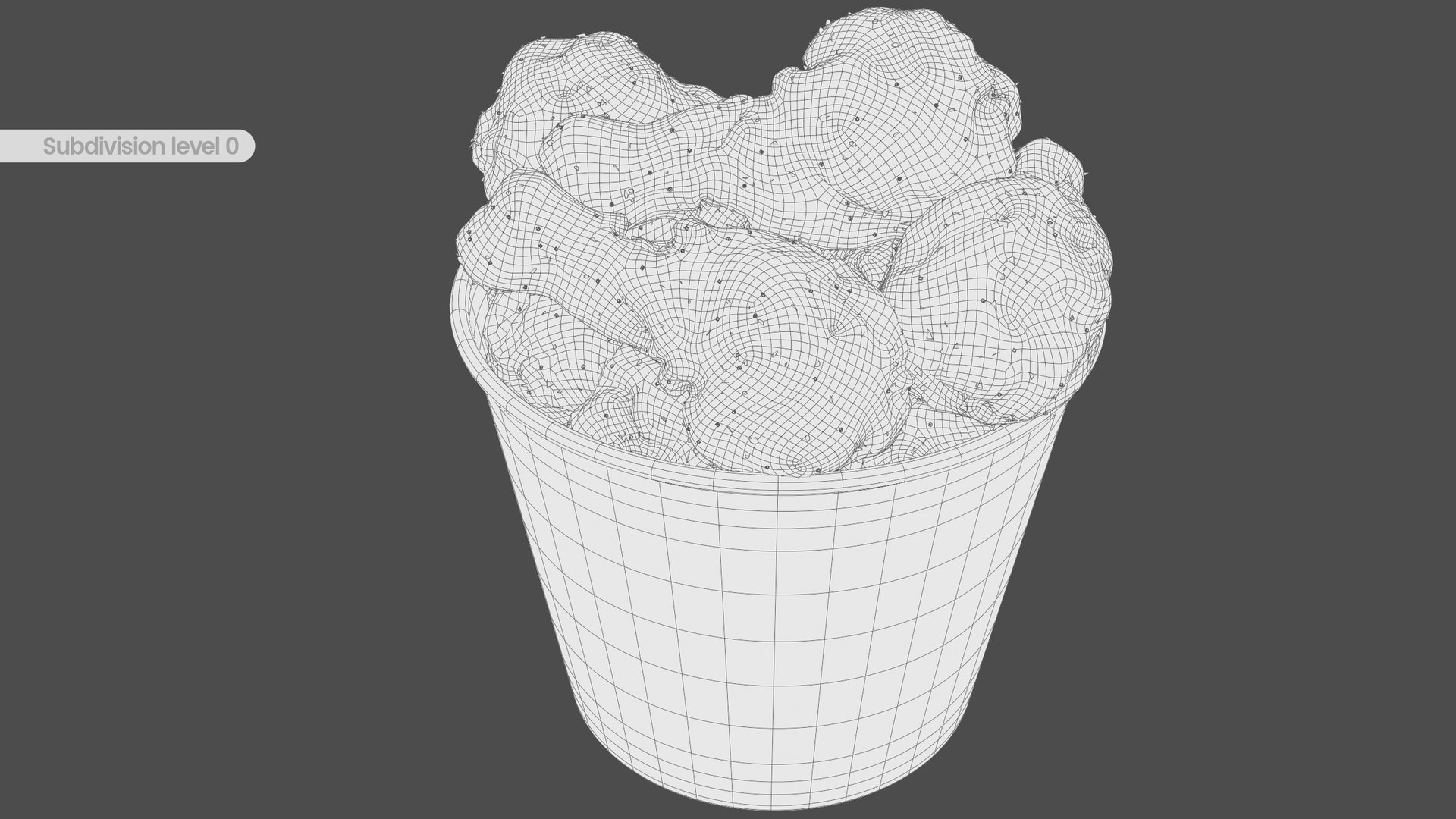 3D KFC Fried Chicken Bucket - TurboSquid 2251727