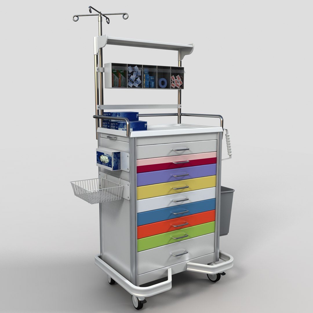 Max Medical Supply Cart 1