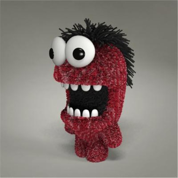 3d monster toy