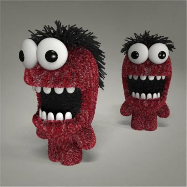 3d monster toy