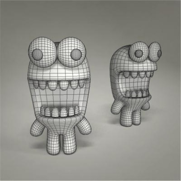 3d monster toy