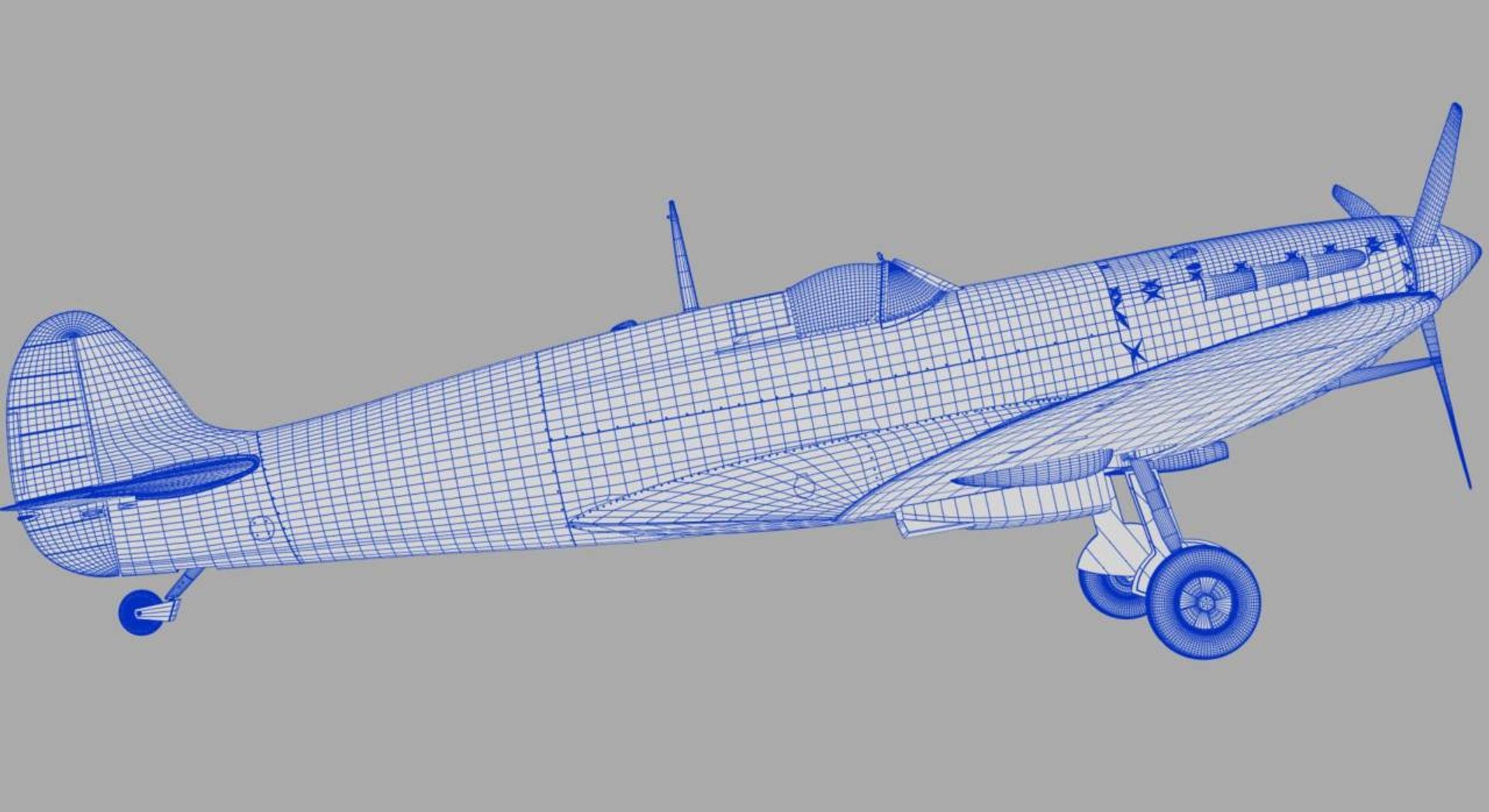 3D Supermarine Spitfire - TurboSquid 1430573