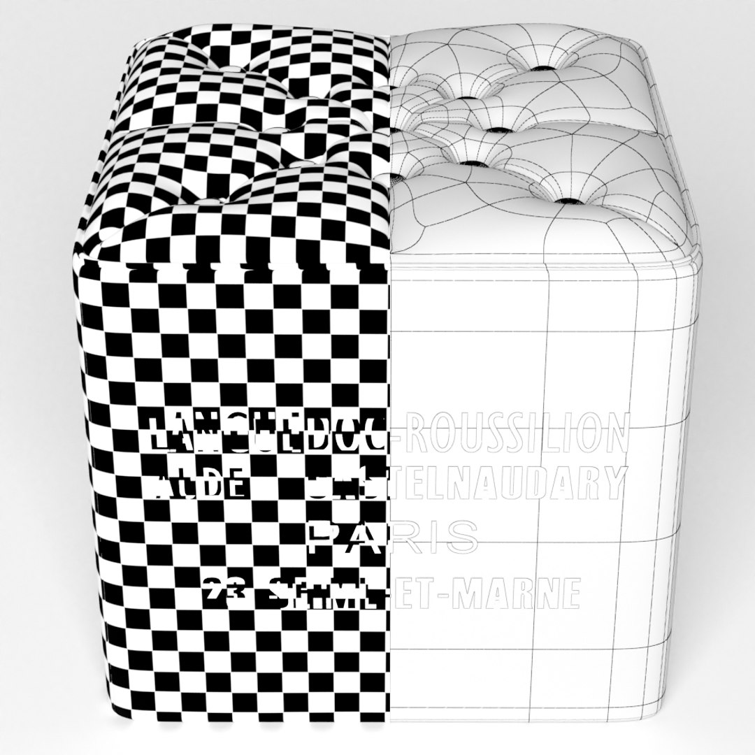 3D set poufs - TurboSquid 1451182