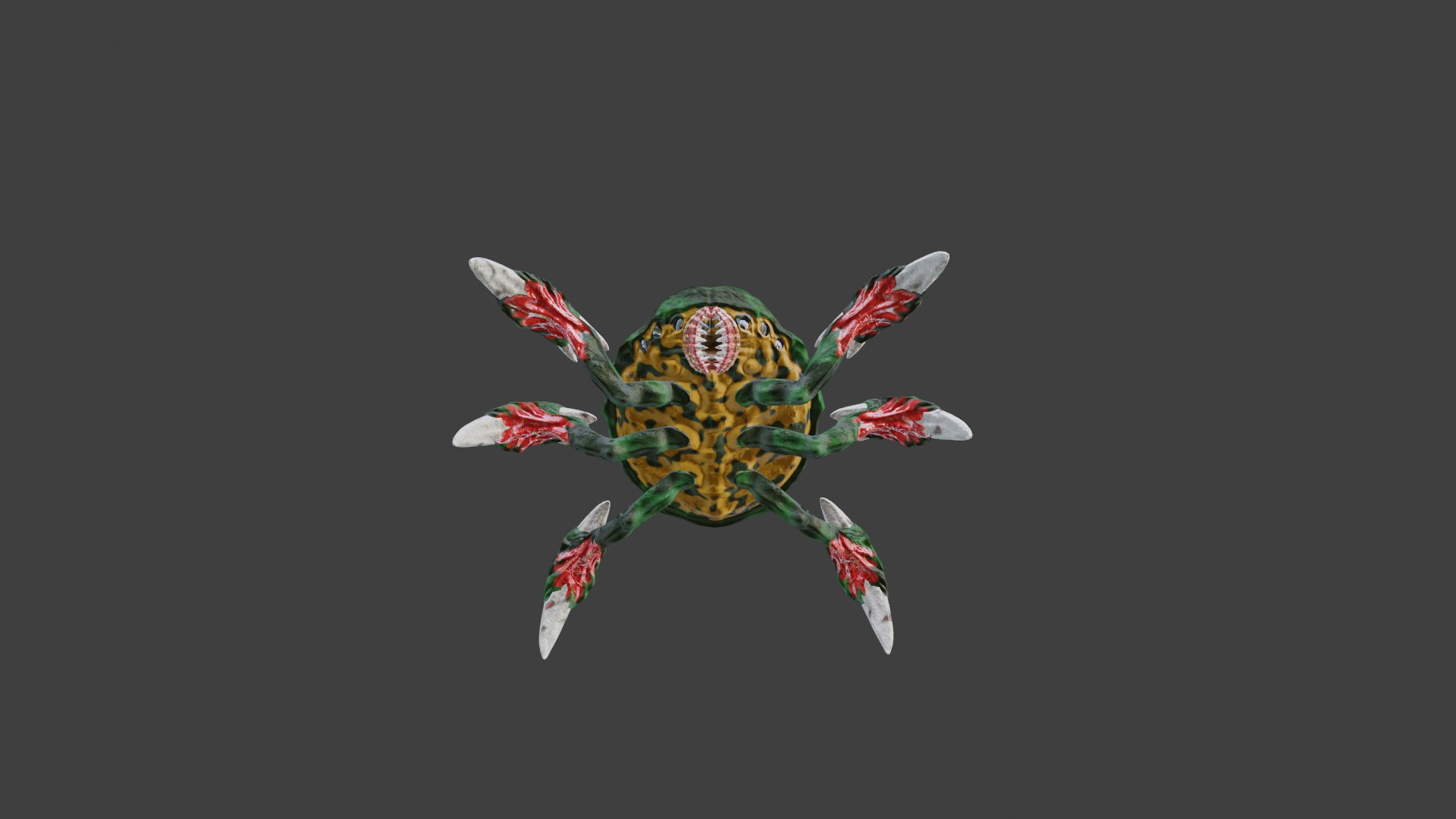 Ready Spider Monster Model - TurboSquid 1505616