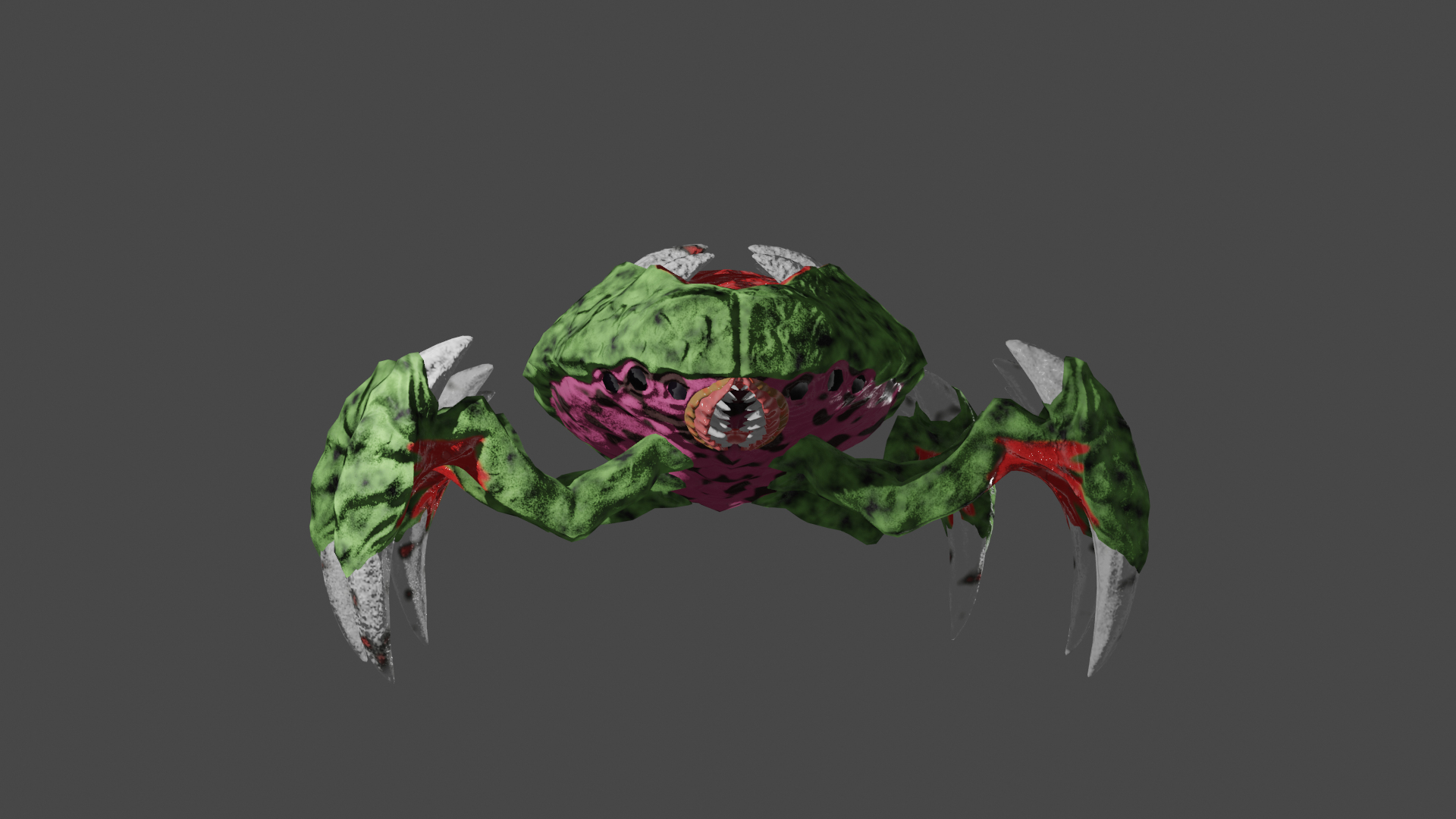 Ready Spider Monster Model - TurboSquid 1505616