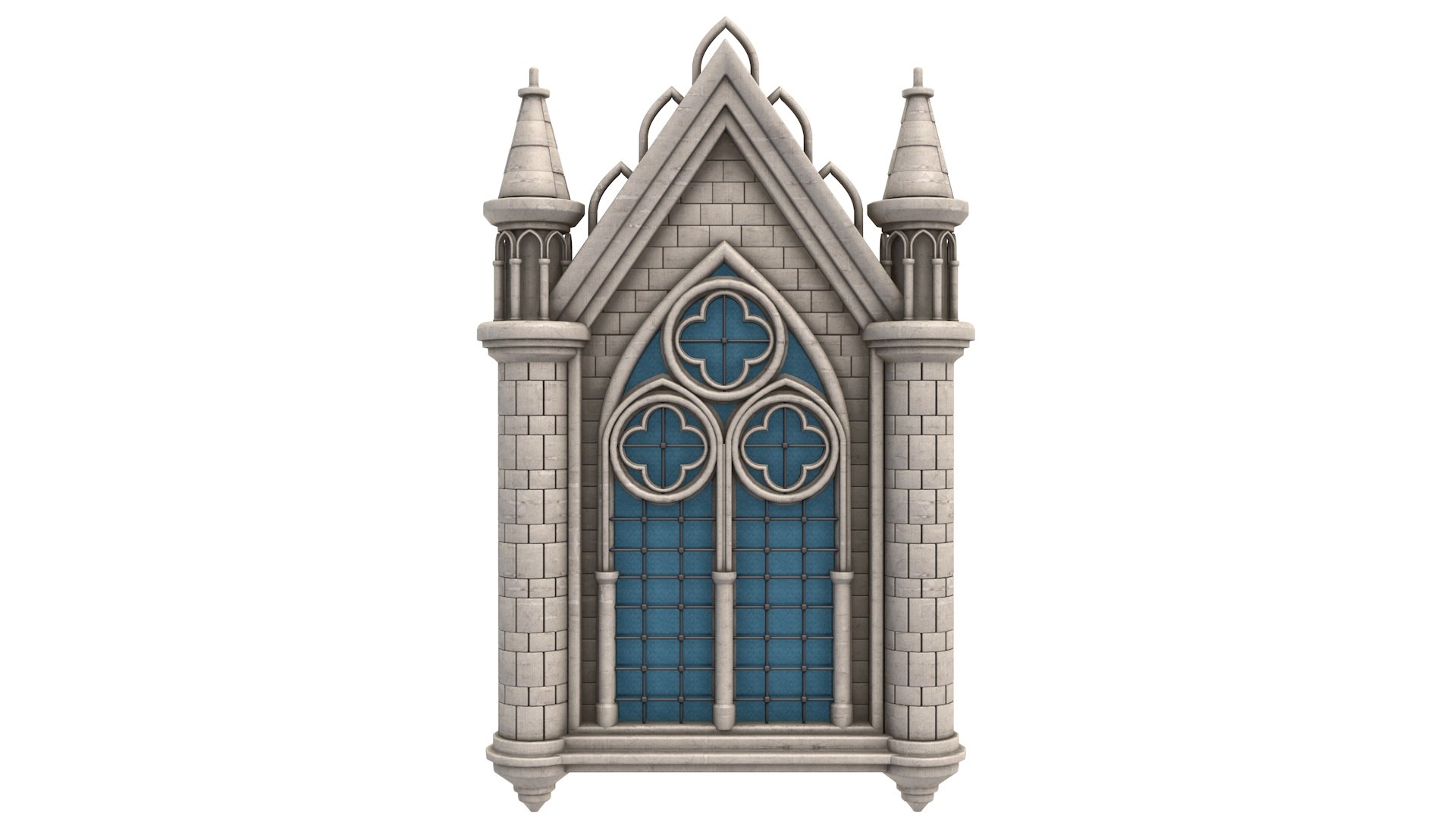 3D Gothic Window - TurboSquid 2438119