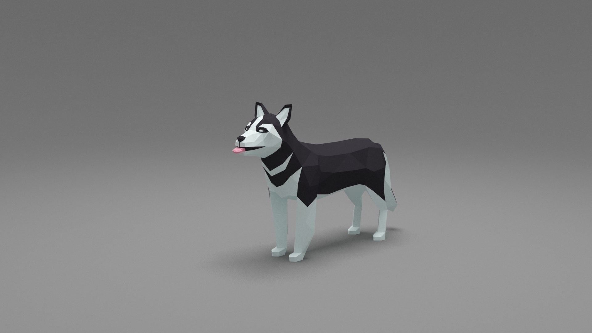 Dog Low Poly 09 3D Model - TurboSquid 2427066