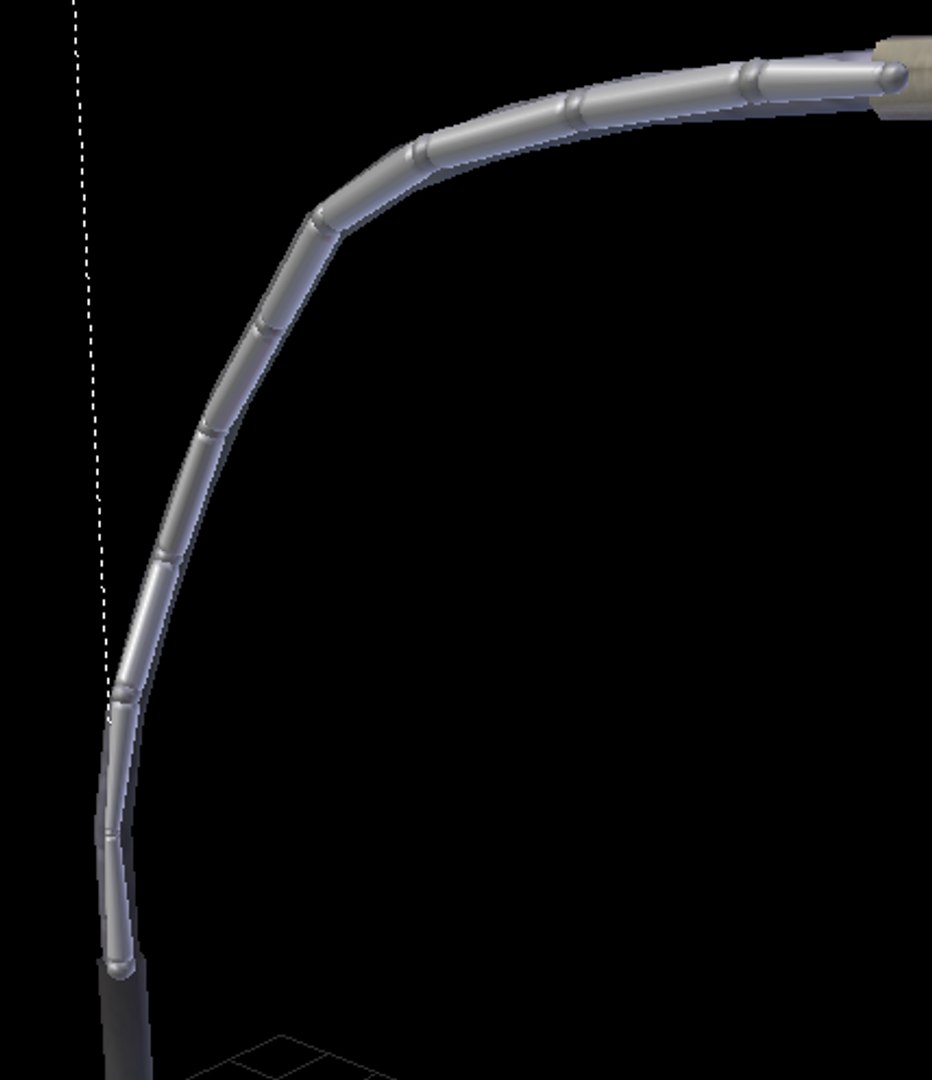 Bendy Desk Lamp 3d Model