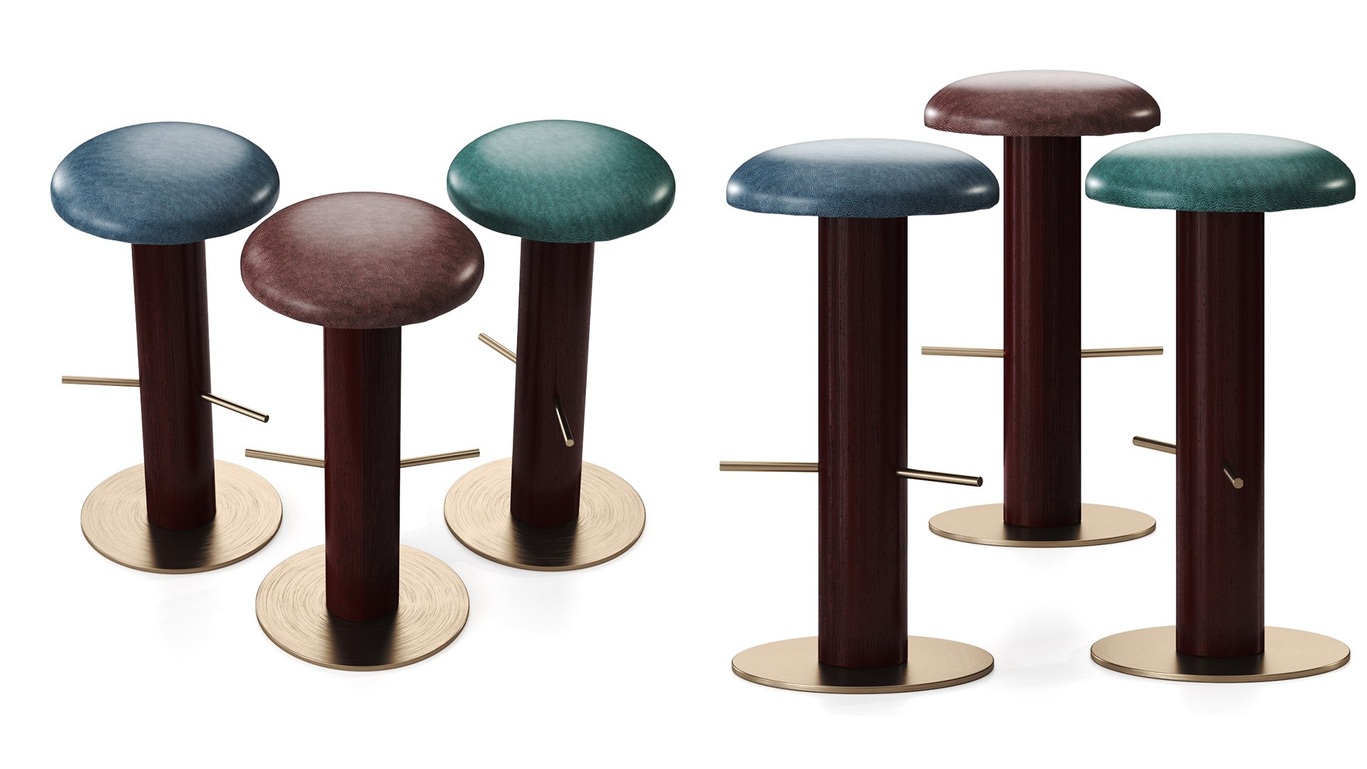 Pod by Kelly Wearstler Bar Stool3Dモデル - TurboSquid 2106206
