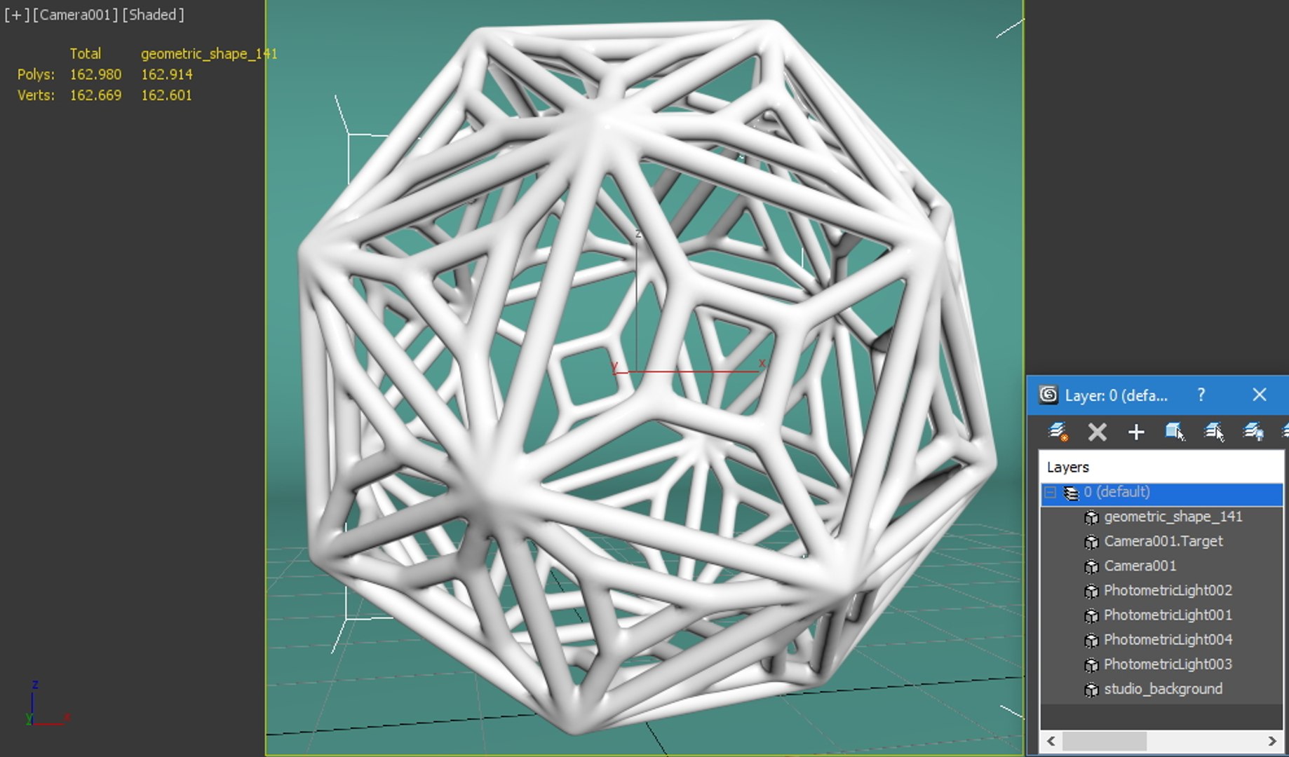 3d Max Geometric Shape