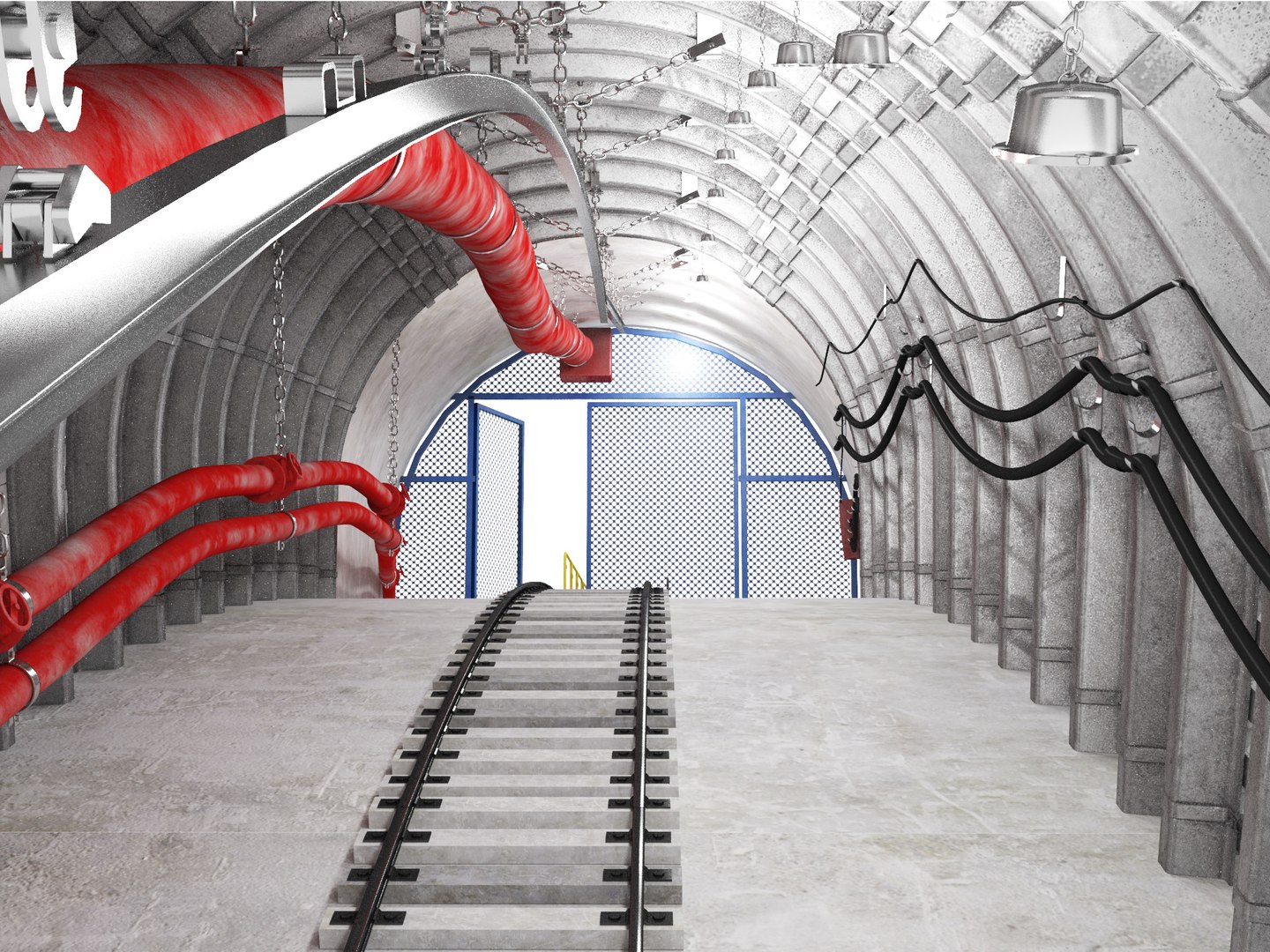 Slant Adit Mining 3d Model