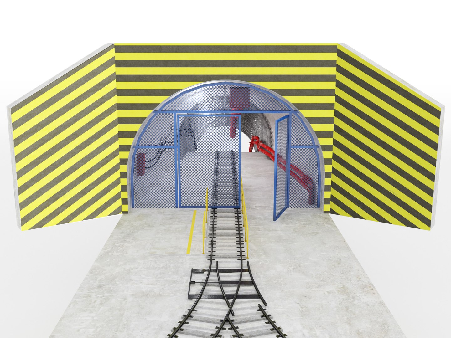 Slant Adit Mining 3d Model