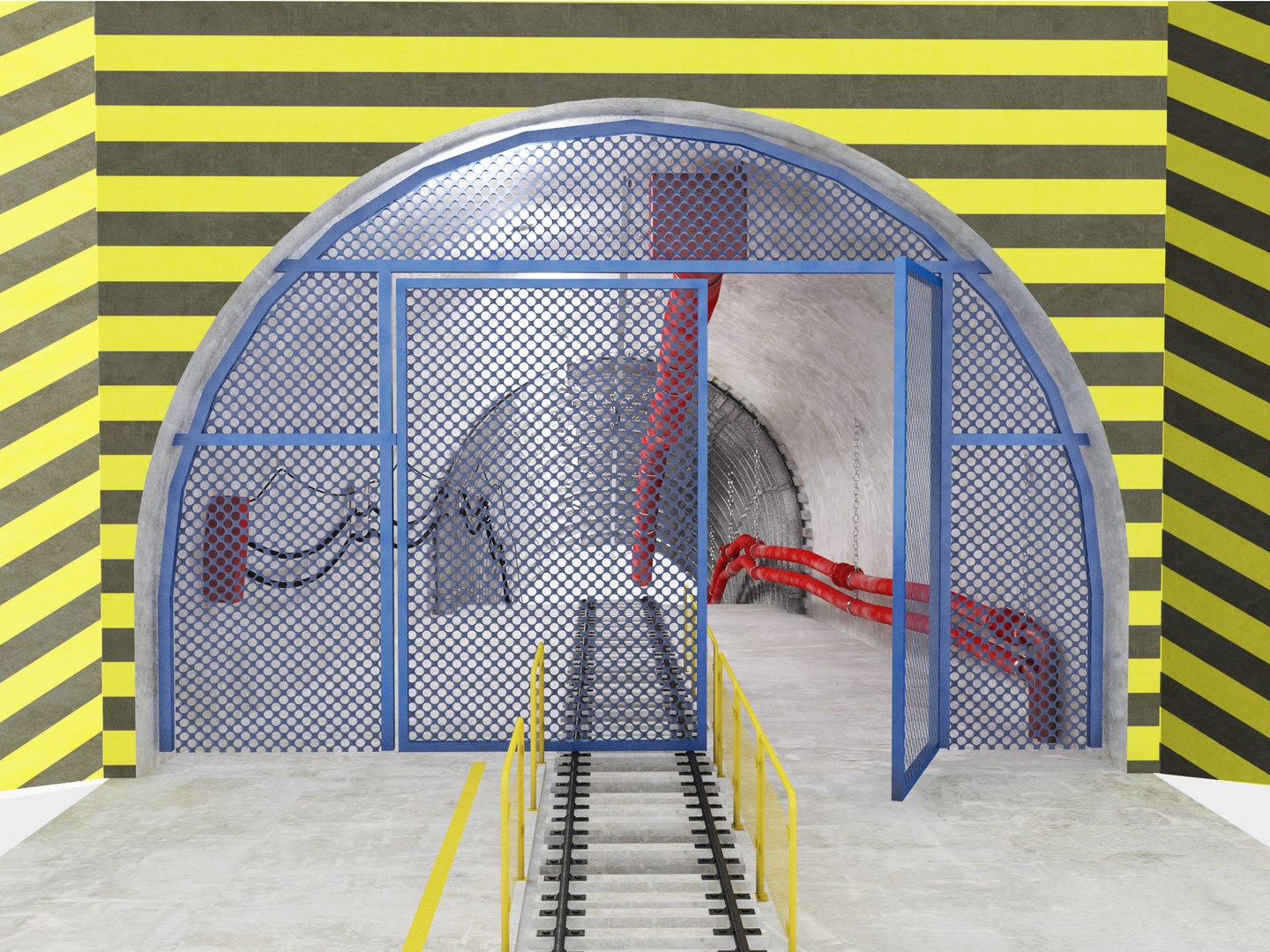 Slant Adit Mining 3d Model