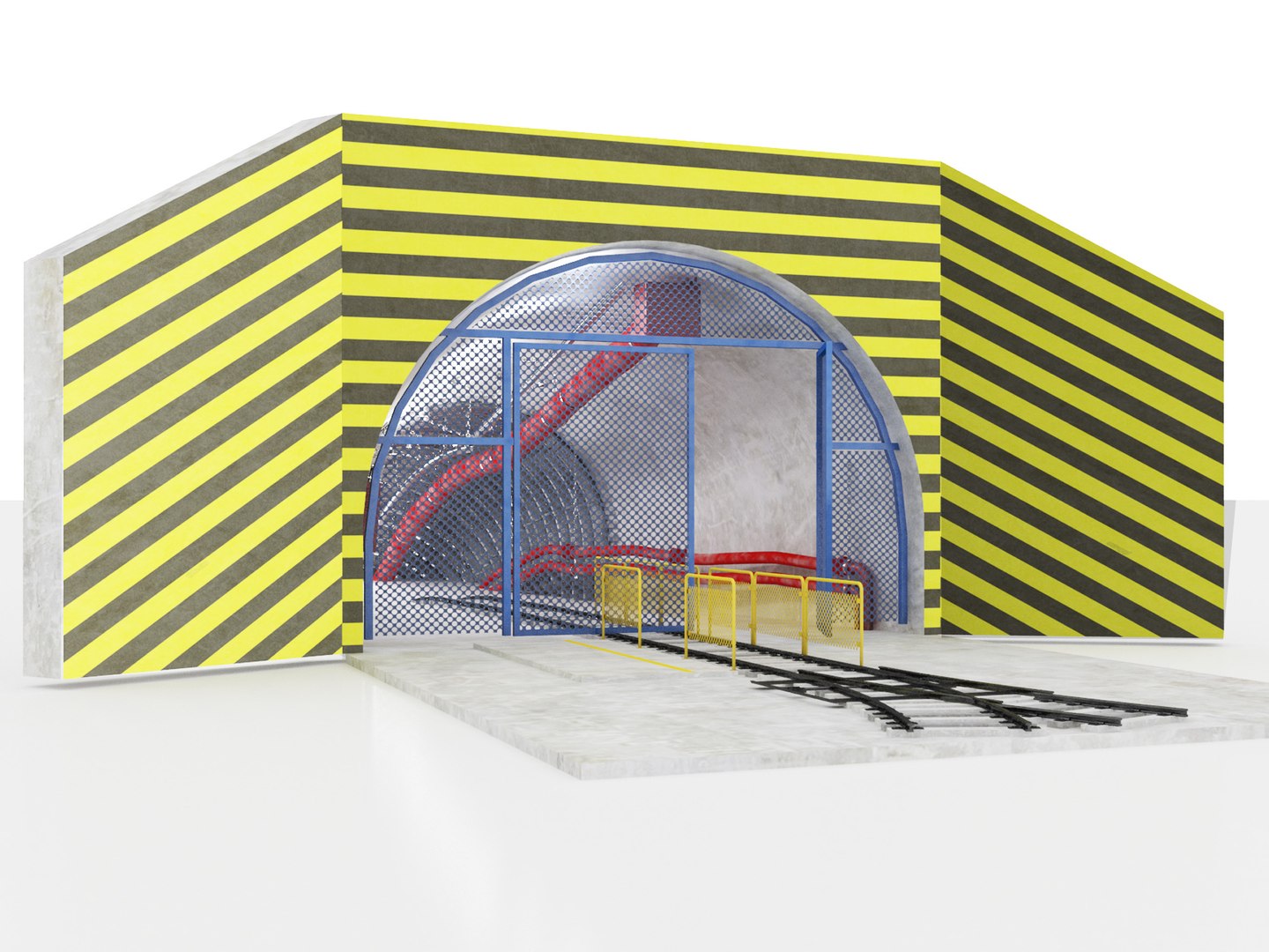 Slant Adit Mining 3d Model