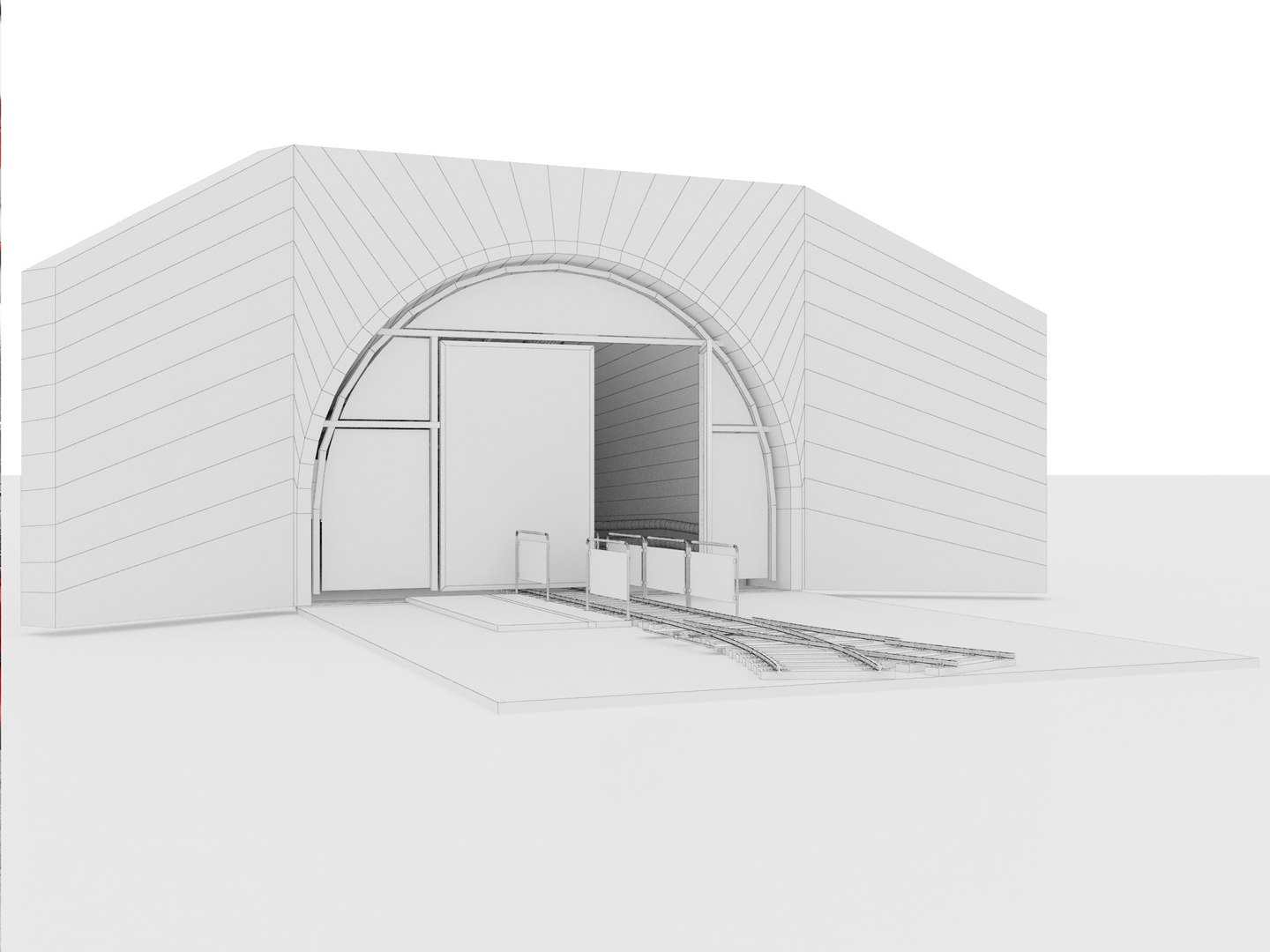 Slant Adit Mining 3d Model